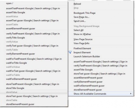 Selenium Commands in Context Menu - Mindmajix