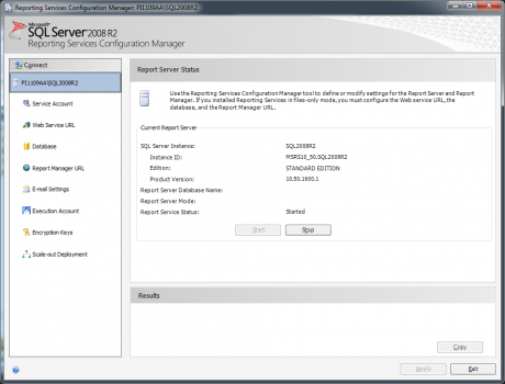 Complete guide to SSRS Reporting Services Configuration Manager